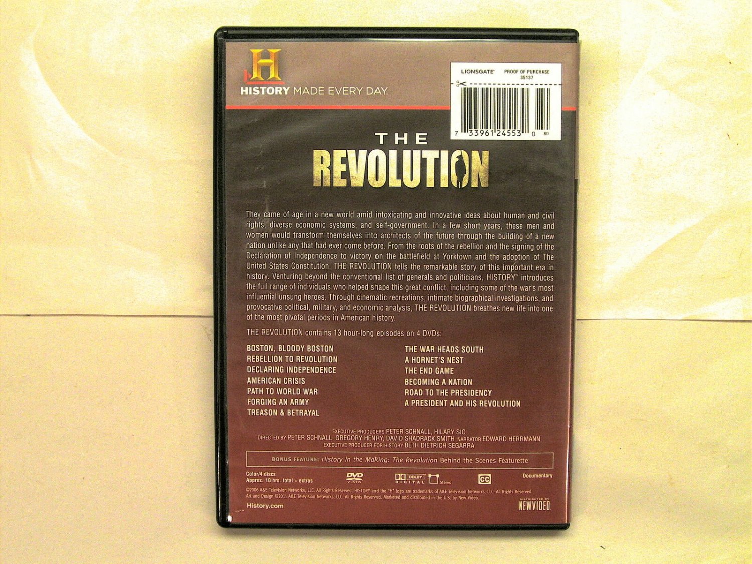 History Classics: The Revolution(DVD)