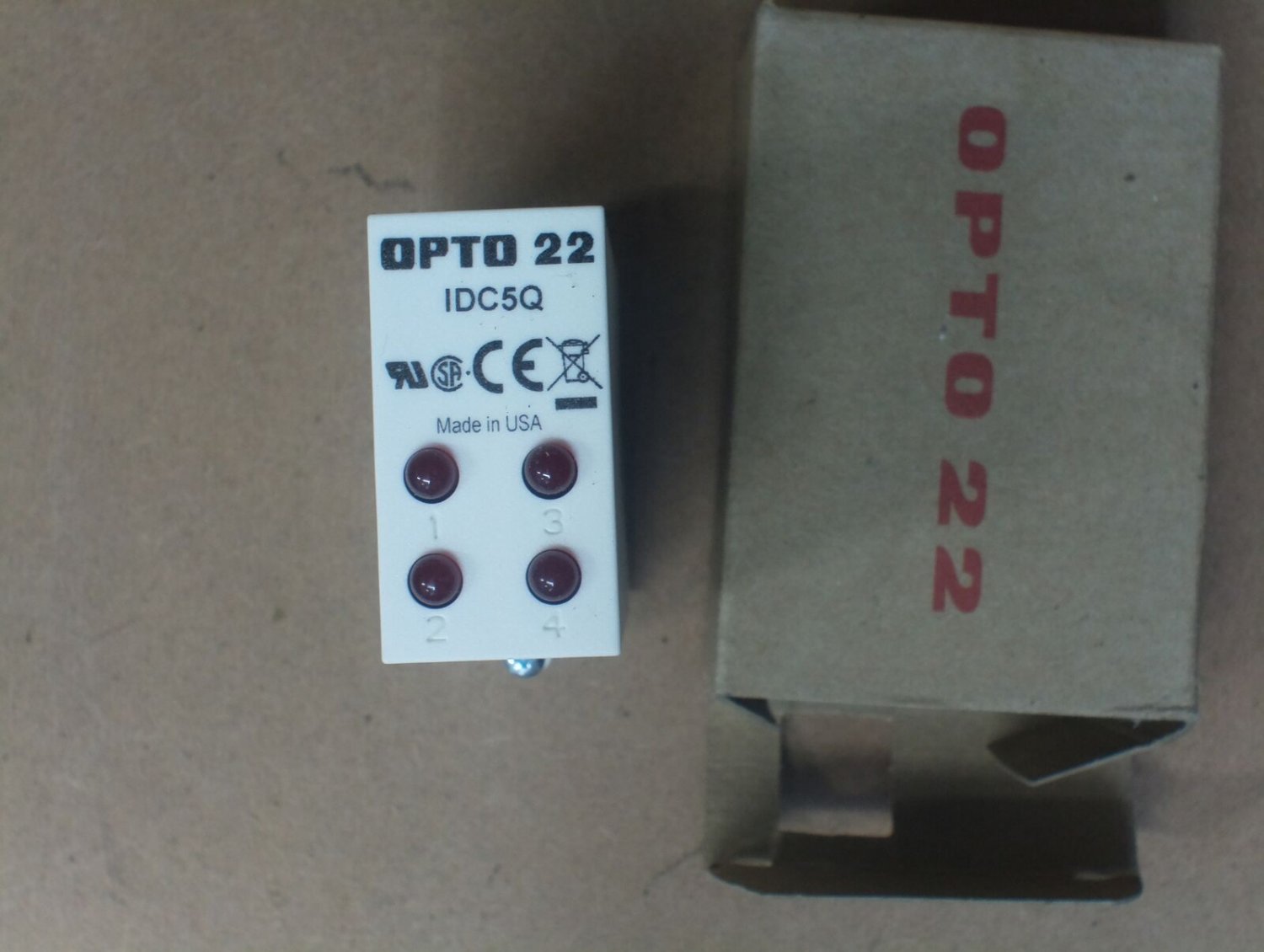 Opto 22 IDC5Q I/O Logic Module, 4 In 4 Out 10 VDC - NEW