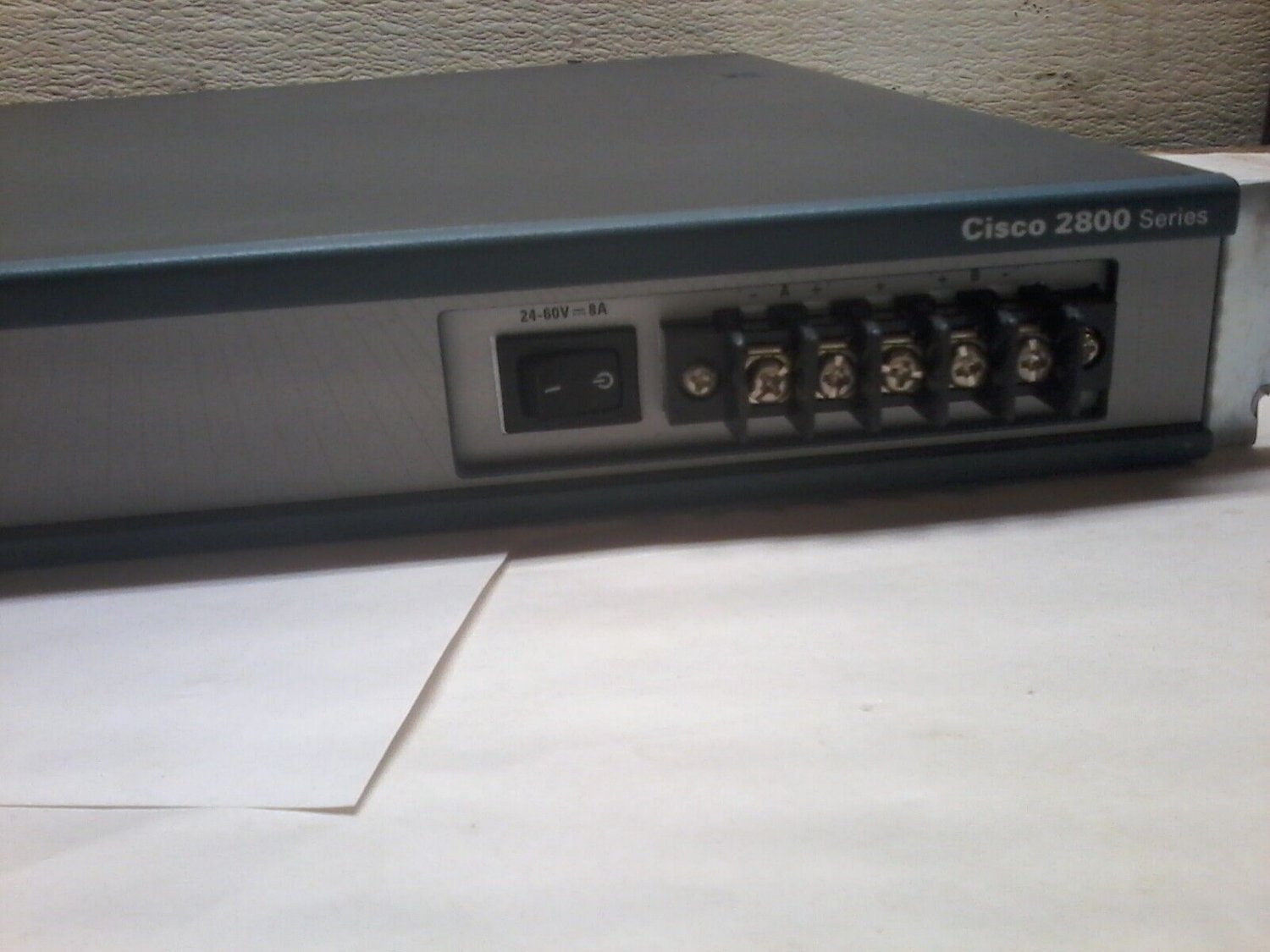 Cisco 2811-DC Terminal Access Server Router w/HWICD 9ESW module+DC ...
