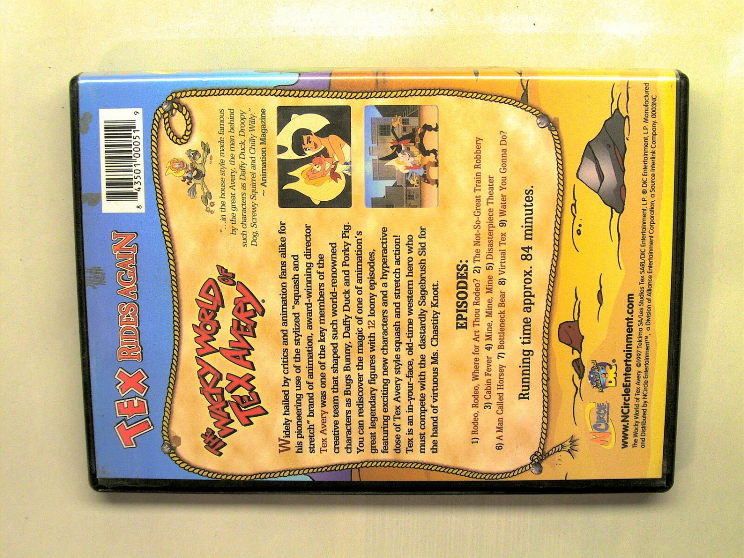 The Wacky World Of Tex Avery: Tex Rides Again(DVD)[1997]