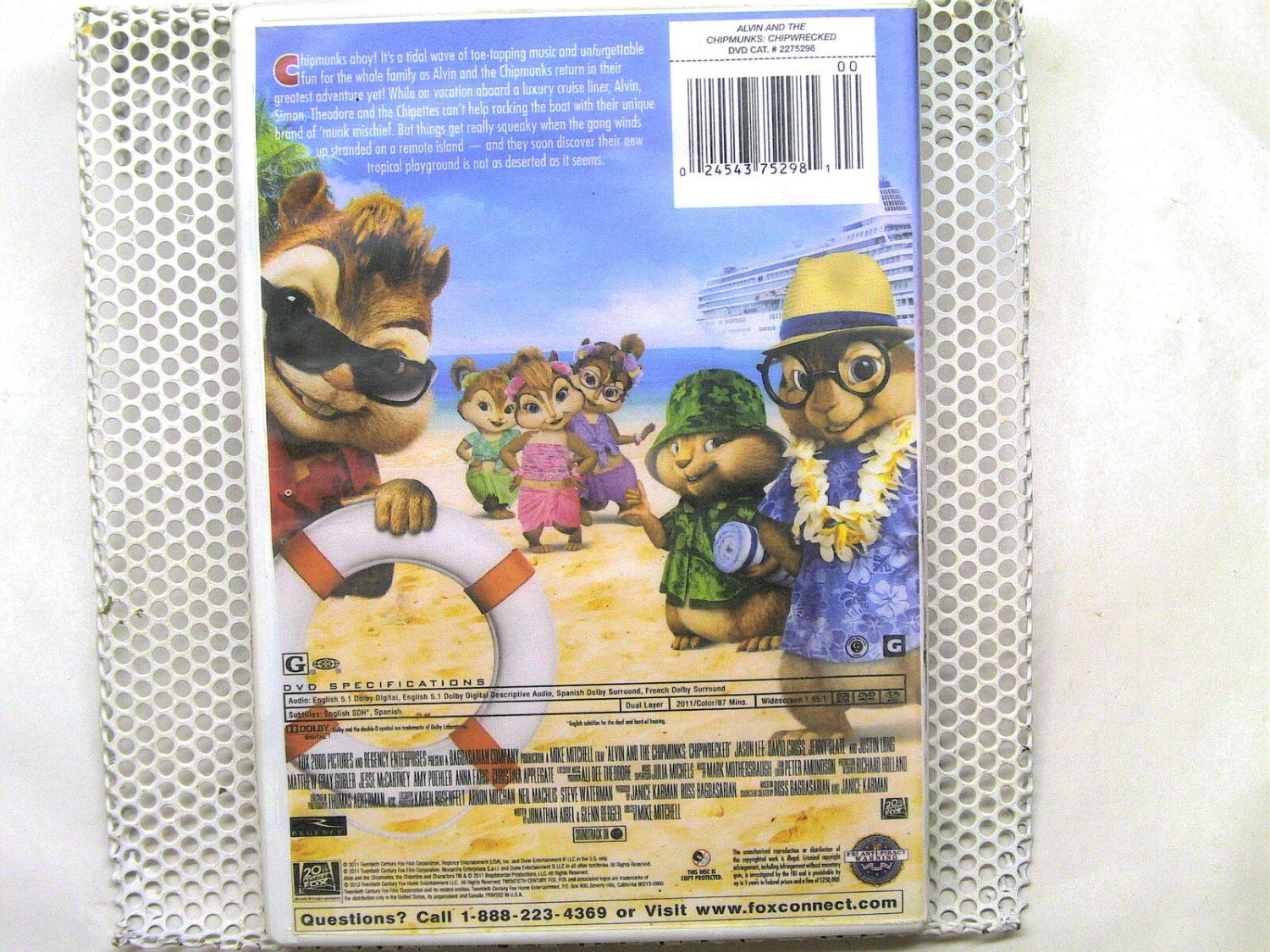 Alvin And The Chipmunks; Chipwrecked - [DVD]