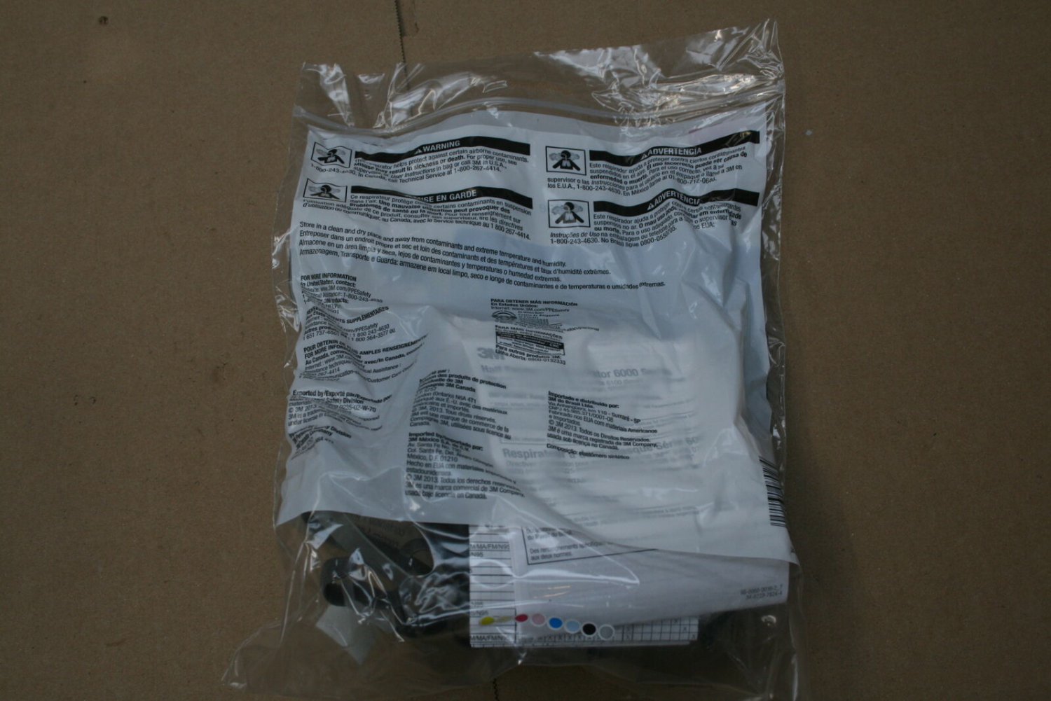 3M Half Facepiece Reusable Respirator 6300/07026(AAD) Large