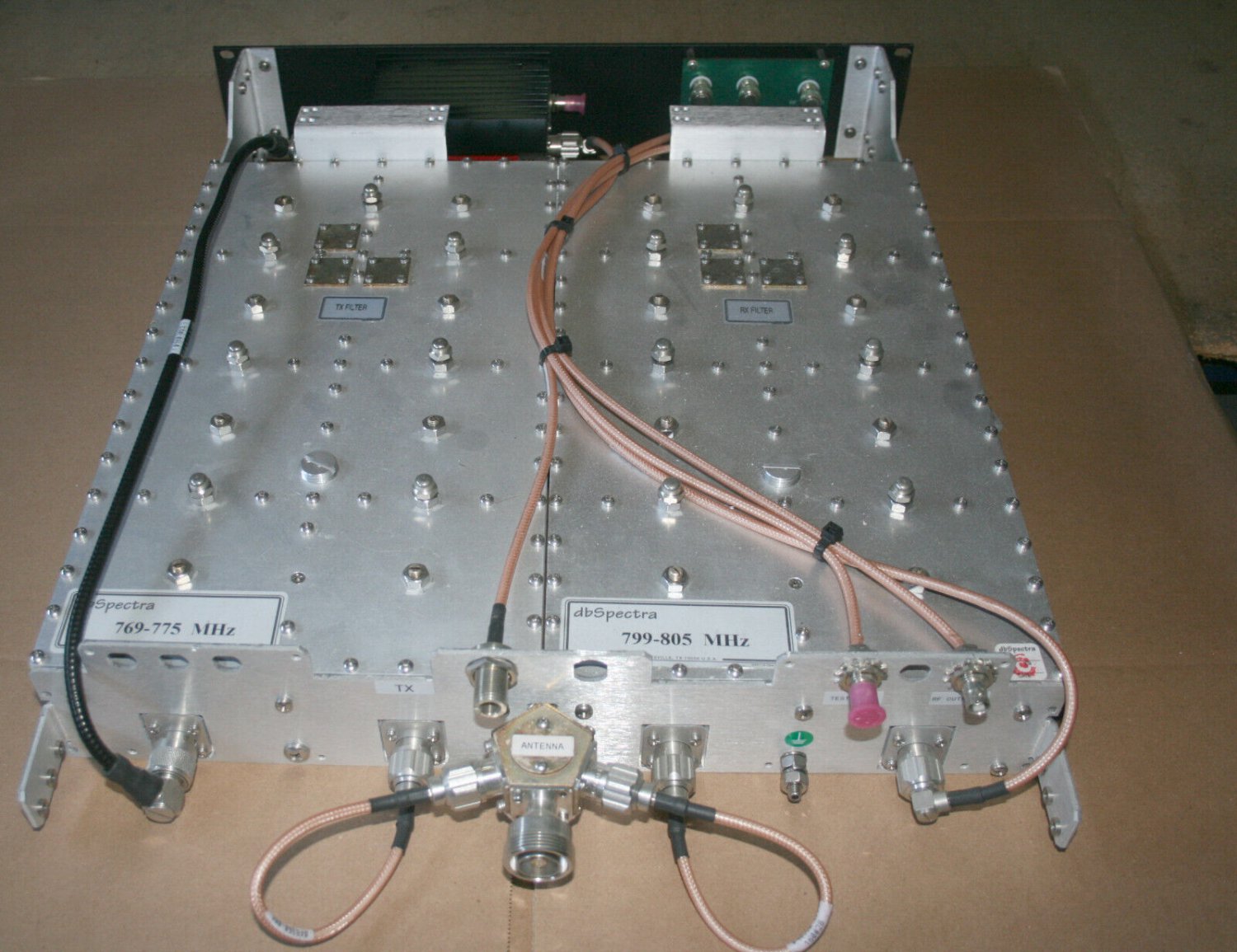 dbSpectra 700MHz Milled Window Filter Duplexer TX/RX Passbands 769-775 ...