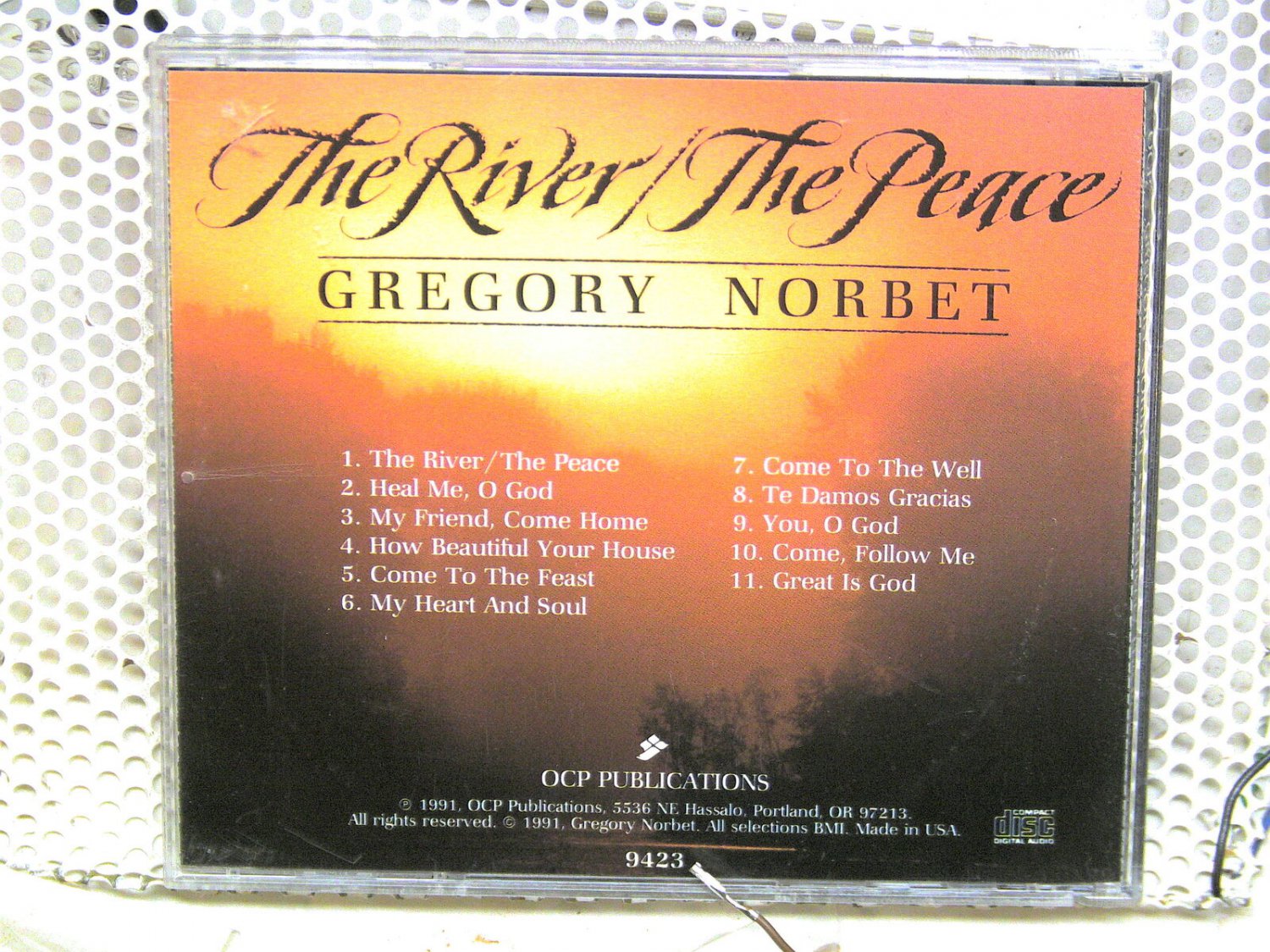 Gregory Norbet:The River The Peace [CD] 9423