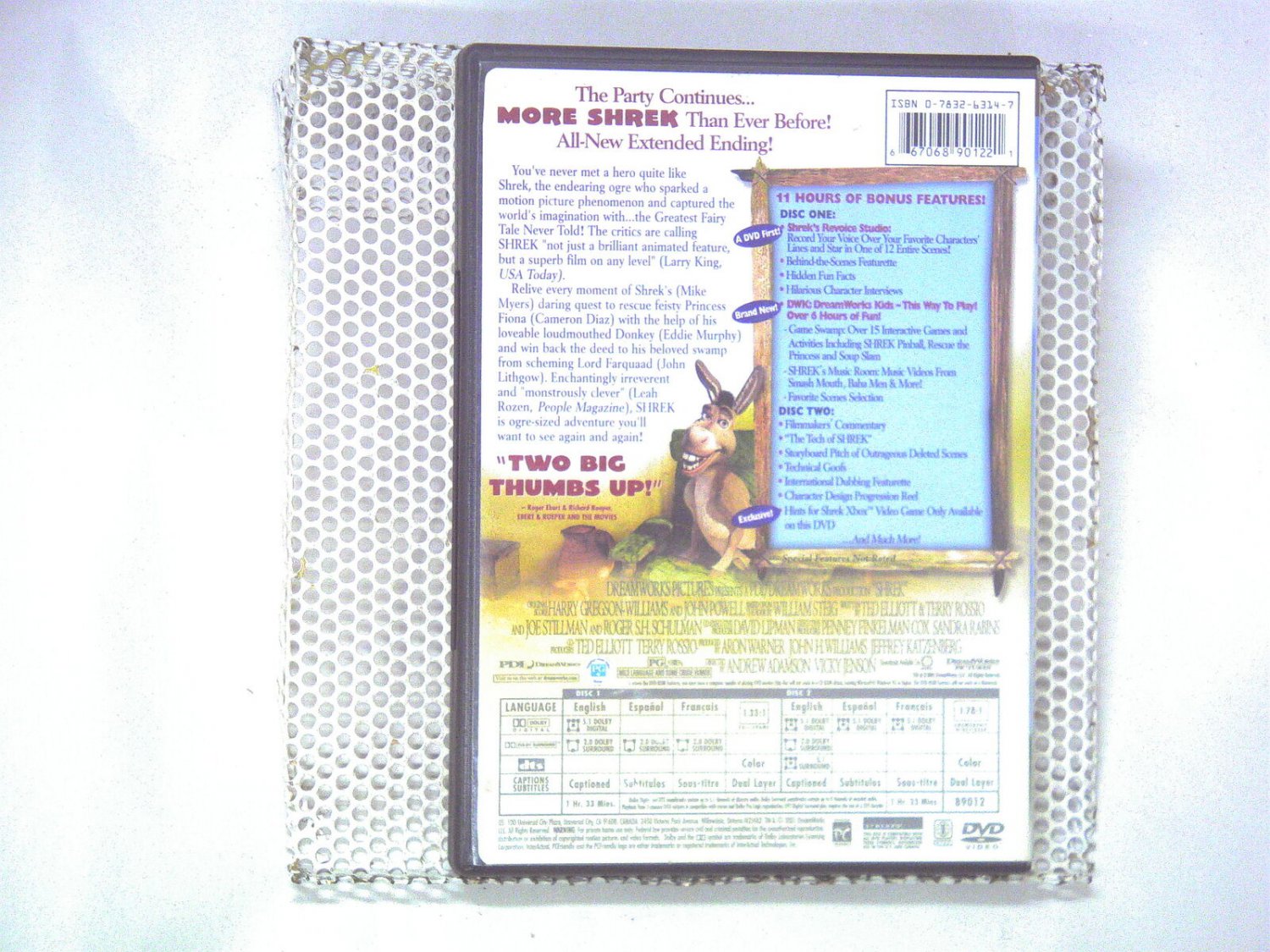 Shrek (Two-Disc Special Edition) (DVD)(2001)