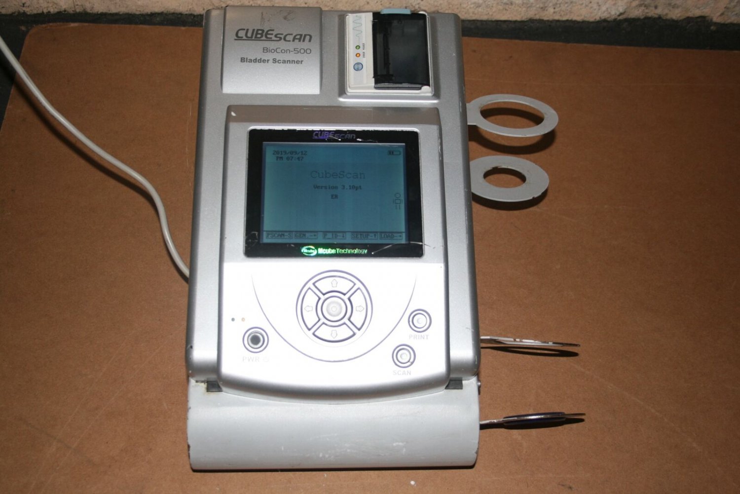 CubeScan BioCon 500 Bladder Scanner with power supply (no probe) 3.10PT