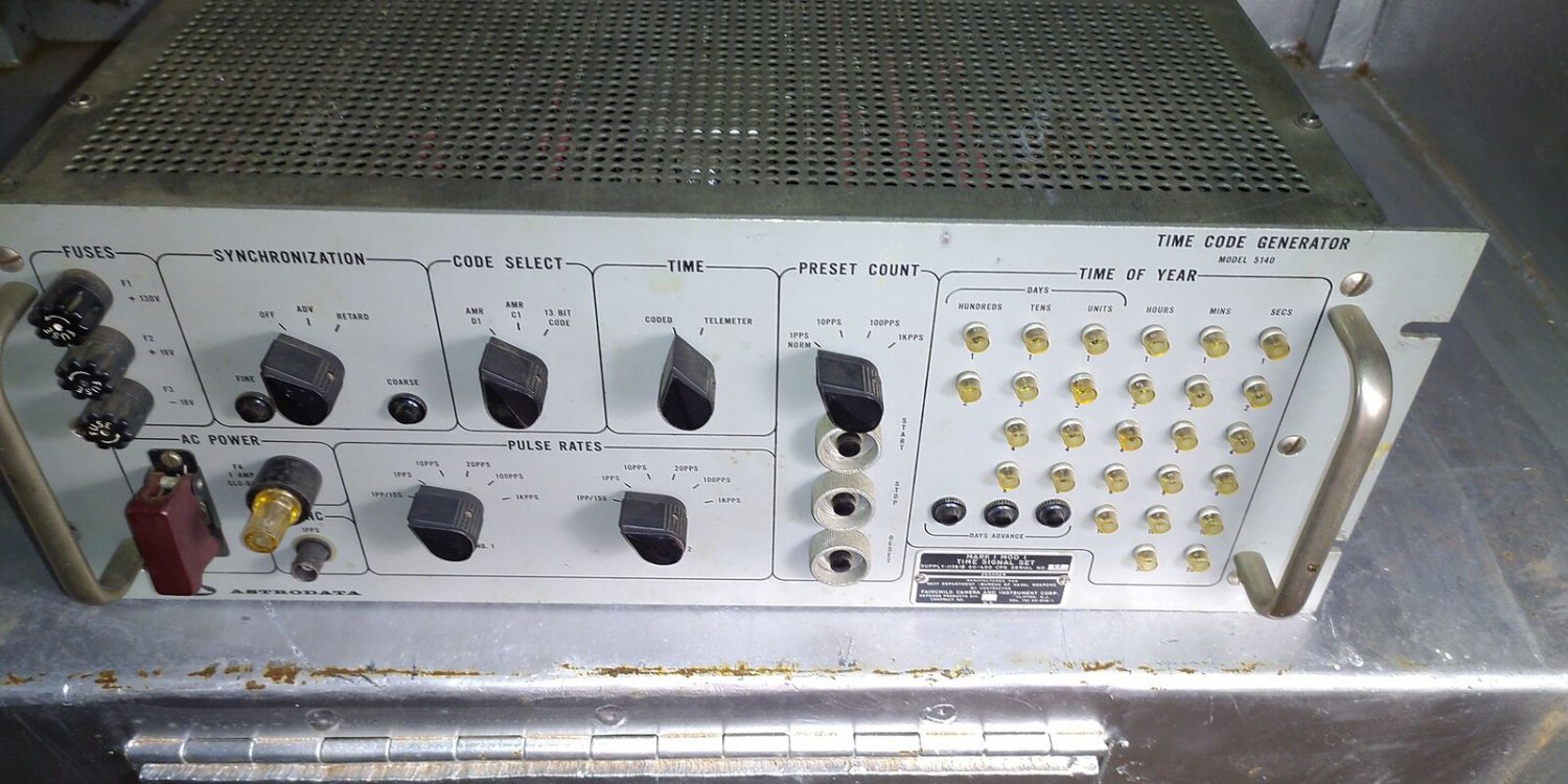 Astrodata 5140 time code generator Fairchild camera instrument mark I mod I