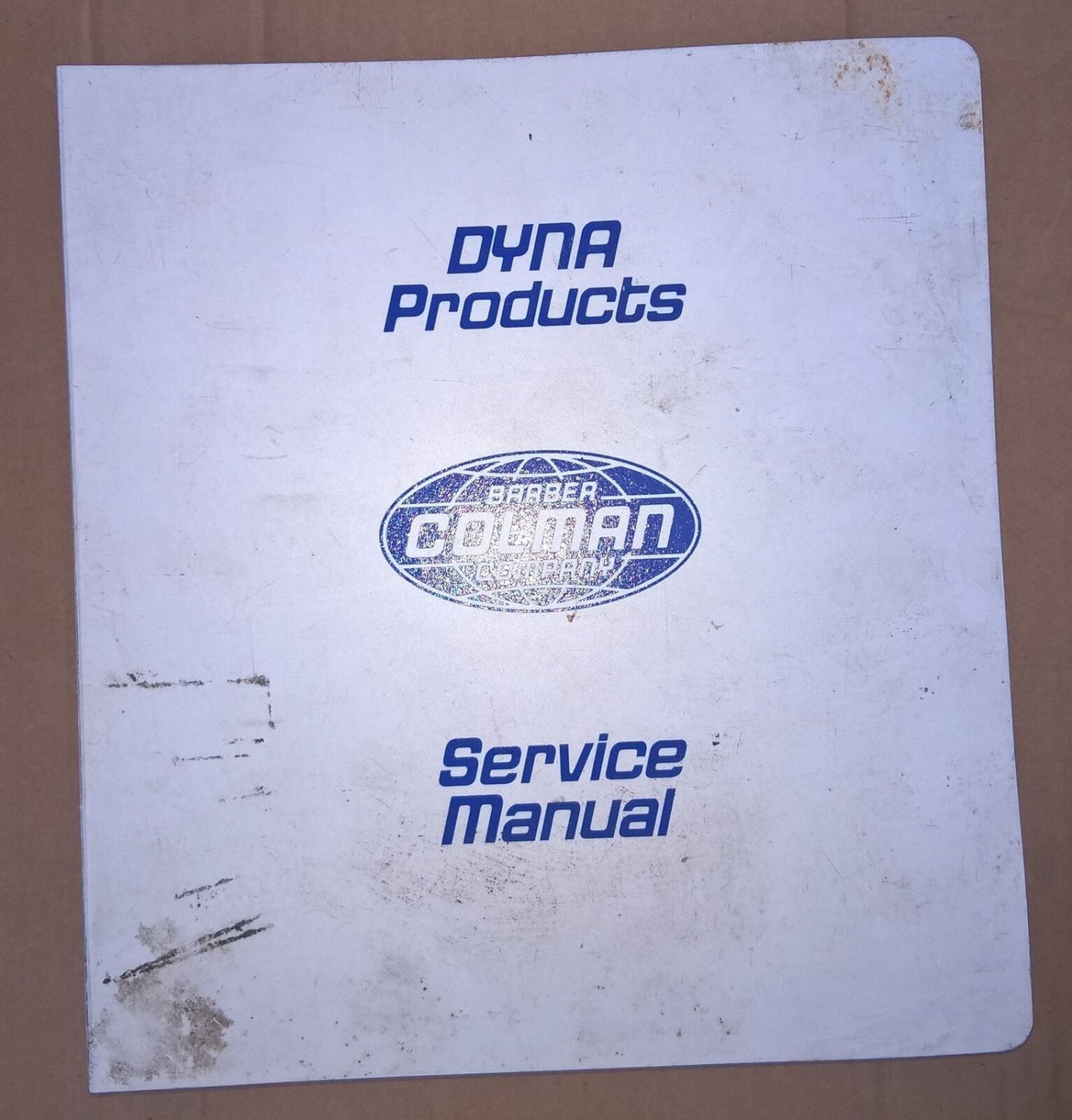 Barber Colman Co Dyna Products Service Manual