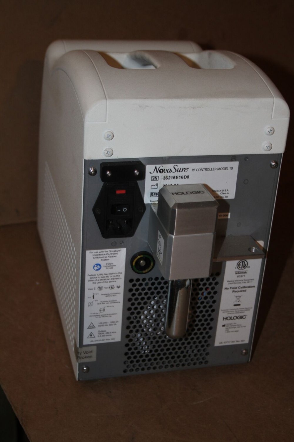 Hologic NovaSure 10 RF Controller Endometrial Ablation System RFC2010-115