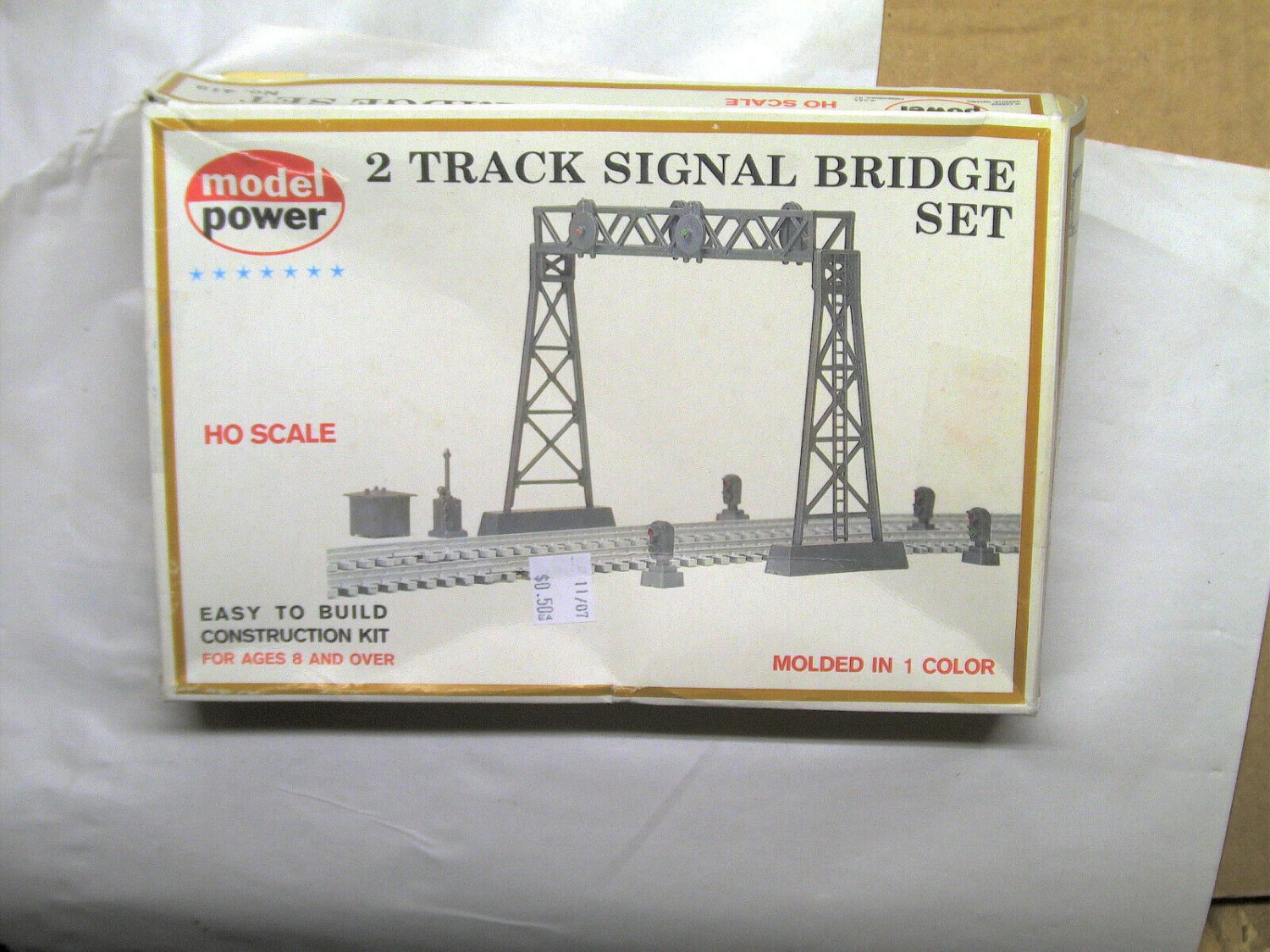 HO Scale TWO TRACK SIGNAL BRIDGE KIT New Model Power 419