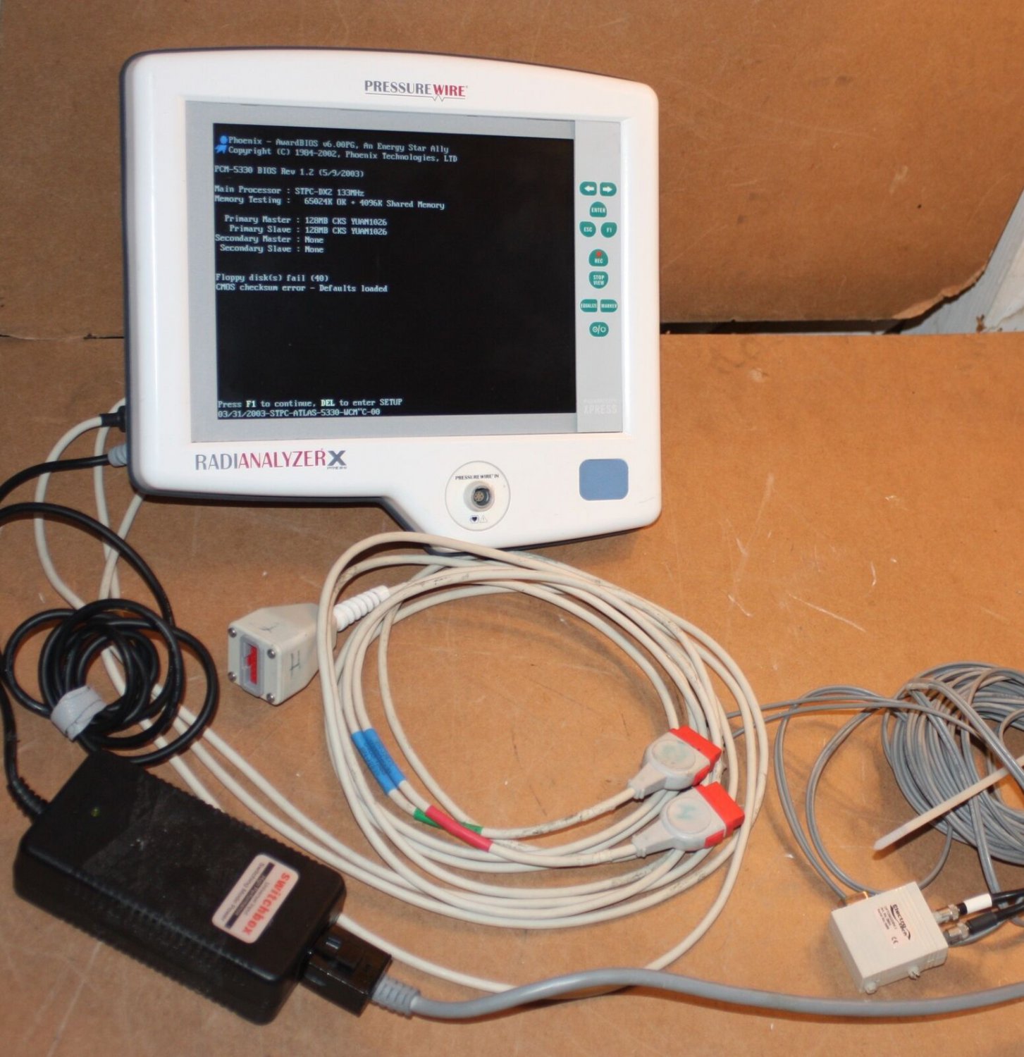 Pressure Wire RADIANALYZER Xpress 12711 Fractional Flow Monitor Radi ...
