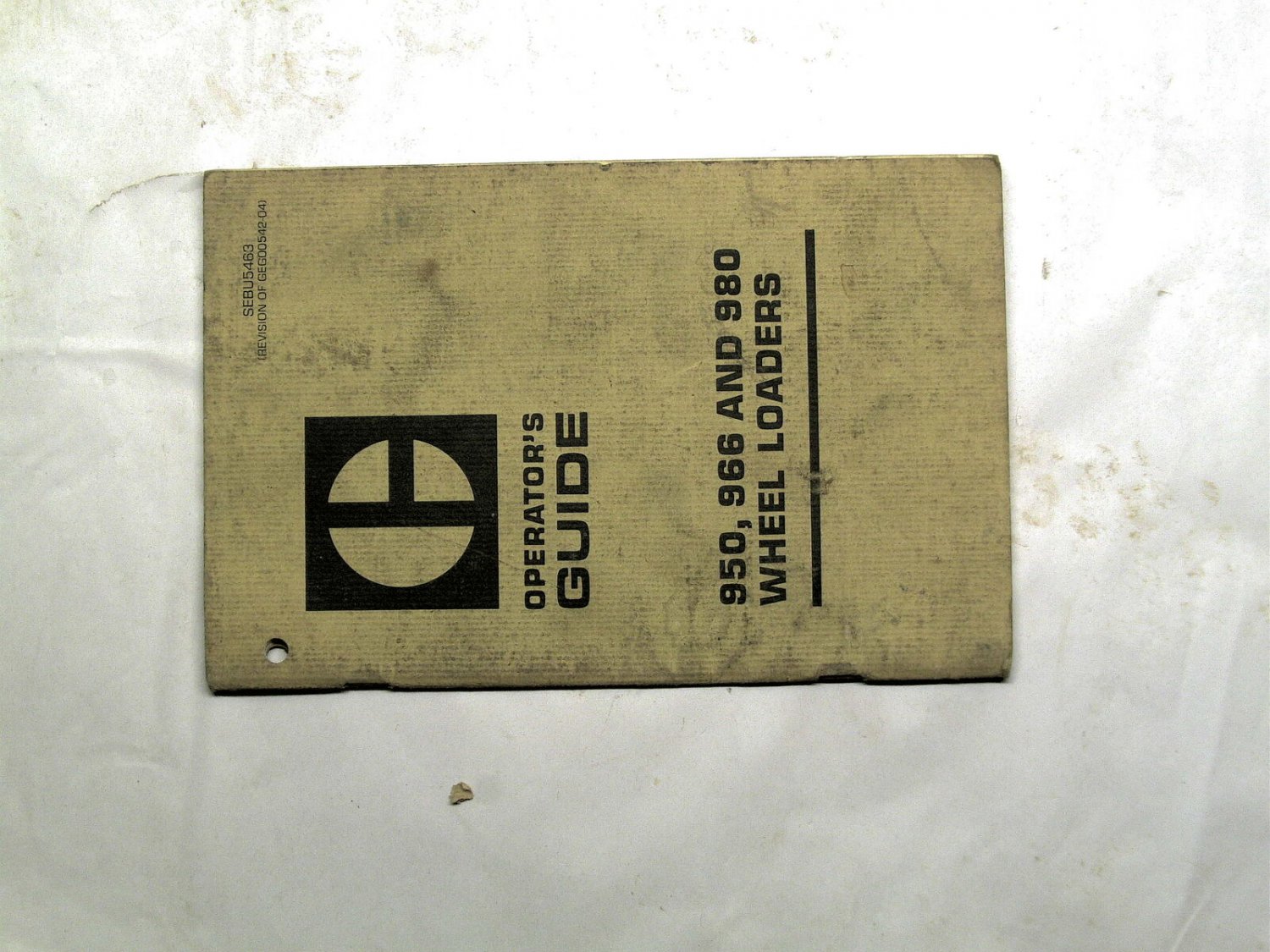 CATERPILLAR 950,966 AND 980 Wheel Loaders Operator's Guide, SEBU5463