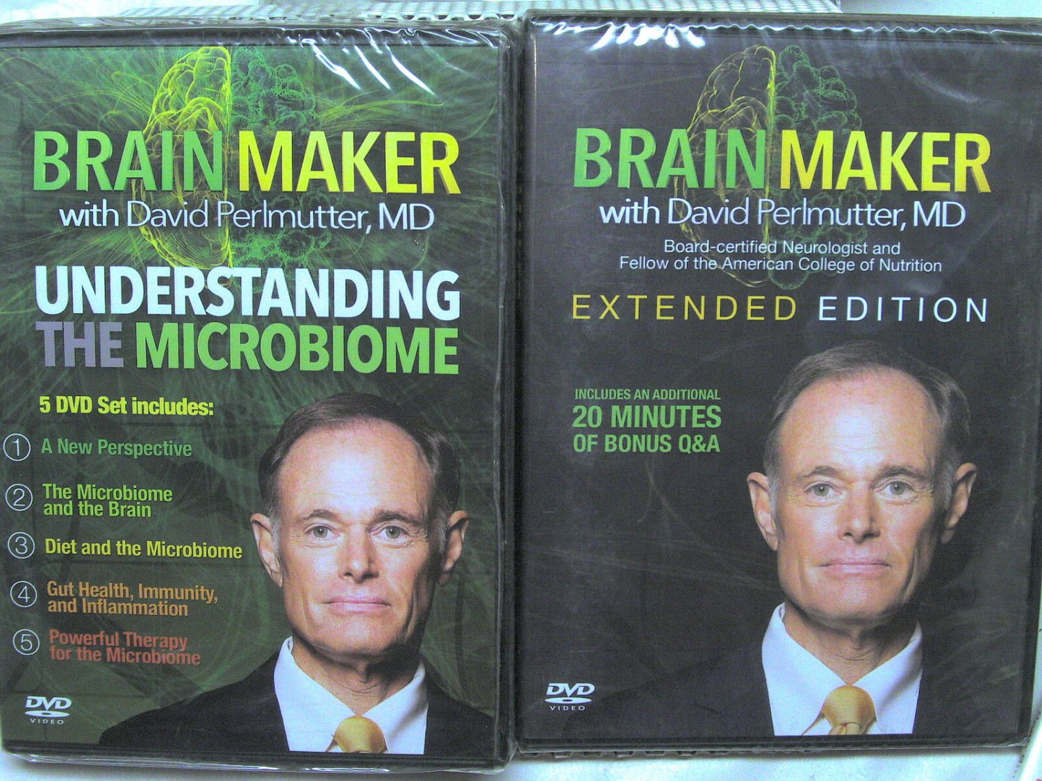 Brain Maker Understanding the Microbiome Dr. David Perlmutter 5[DVD ...