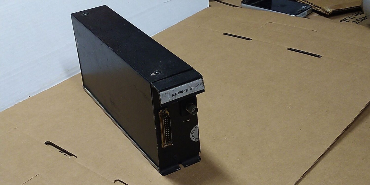 Sierra RT-1321,AN/ARN-136 Tacan Radio Receiver Transmitter 7801-4000-1(V)