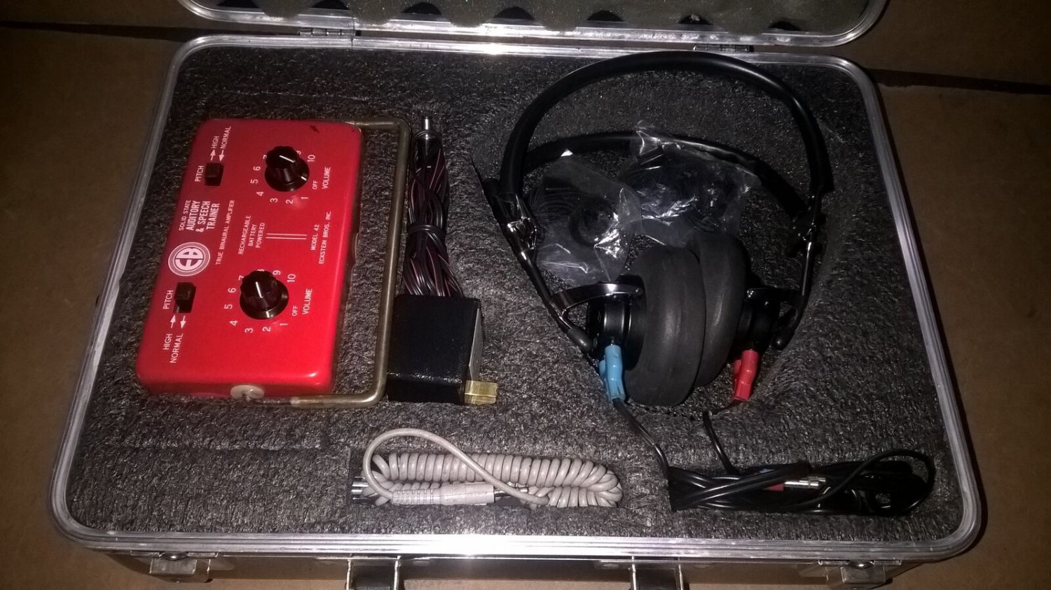 EB Eckstein Brothers model 42 Auditory Hearing Speech Trainer Binaural ...