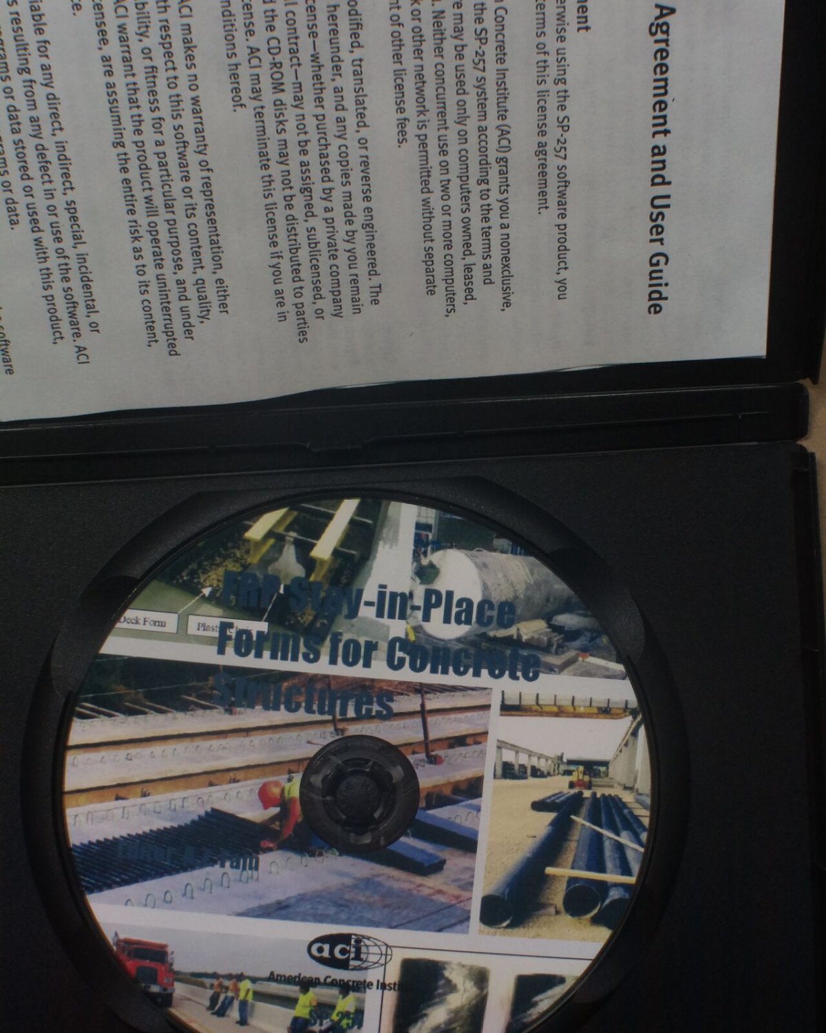 SP-257: FRP Stay-In-Place Forms for Concrete Structures CD-ROM Multimedia CD