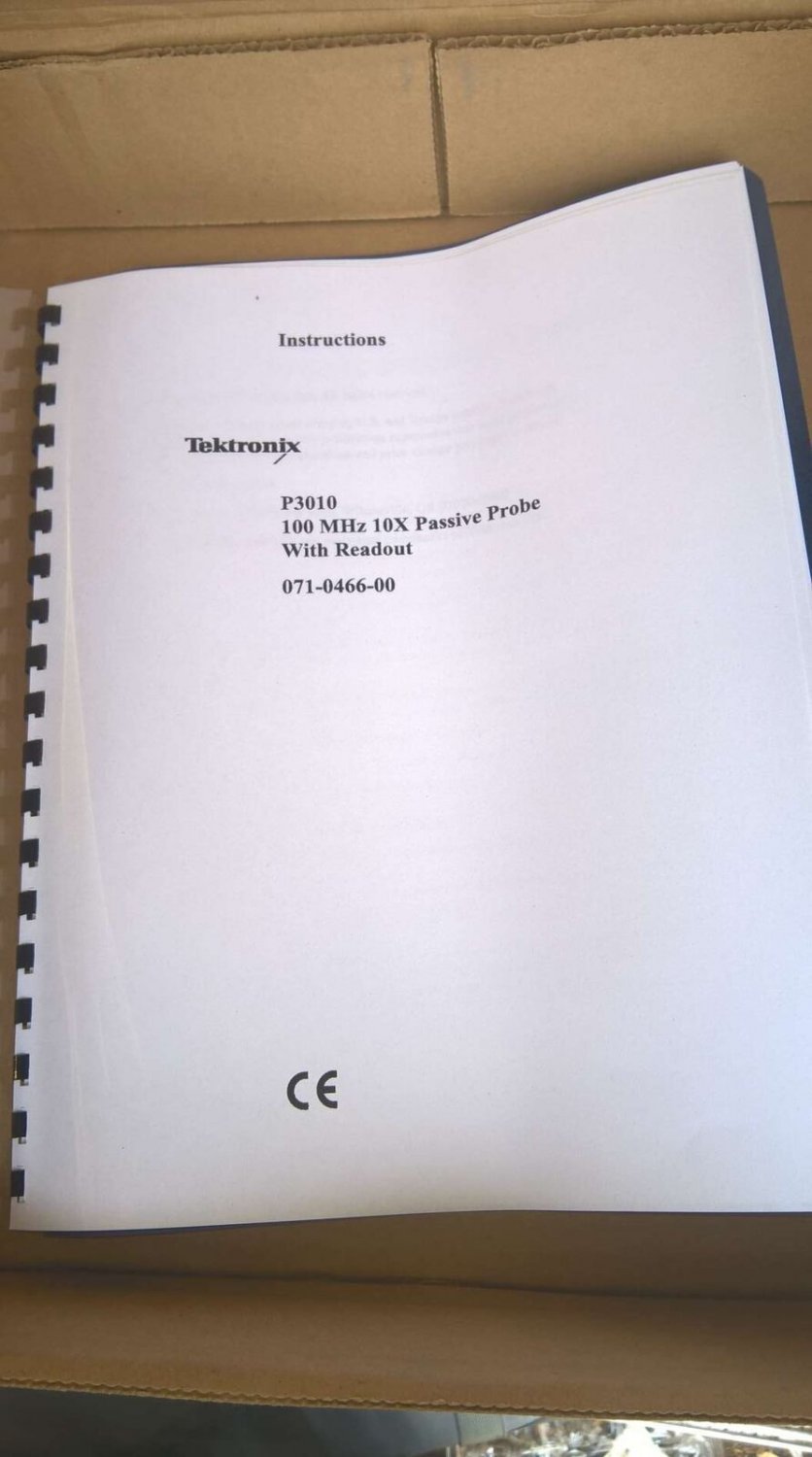 Tektro;nics P3010 100 MHz 10X Passive Probe with Readout 071-0466-00 ...