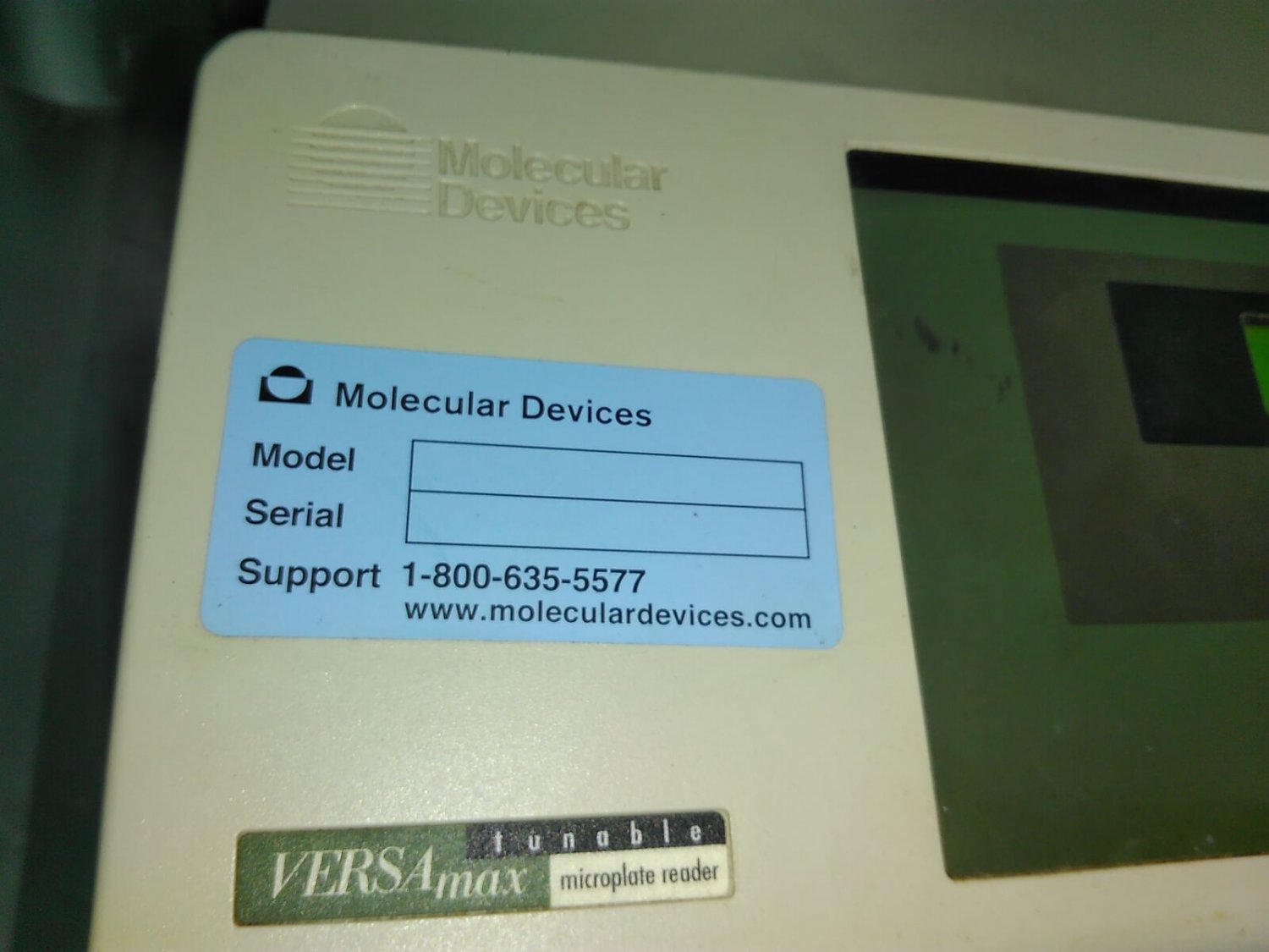 Molecular Devices Versamax Tunable Microplate Reader