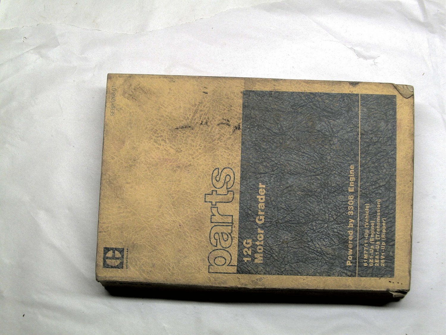 CATERPILLAR 12G Motor Grader Parts Manual, SEBP1268-01