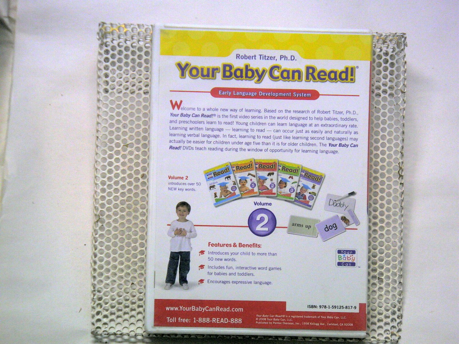 Your Baby Can Read - Early Language Develpment Volume 2 DVD, 2009 ...