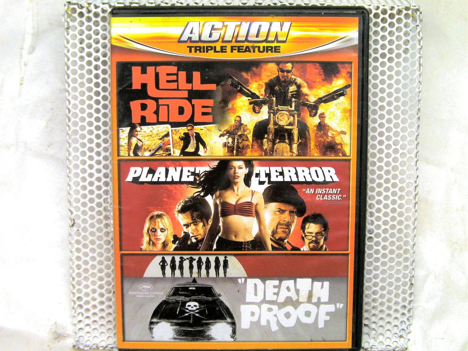 Action Triple Feature Hell to Ride Planet Terror Death Proof [DVD] [DVD]