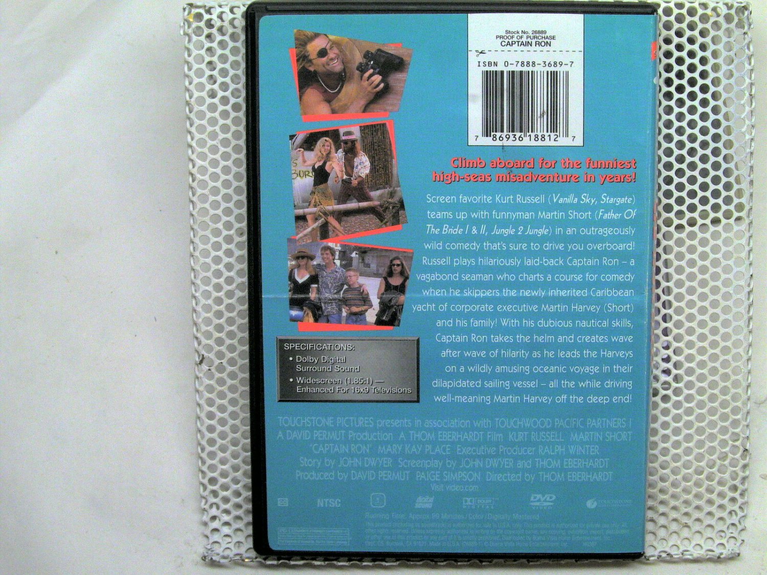 Captain Ron Kurt Russell Martin Short DVD