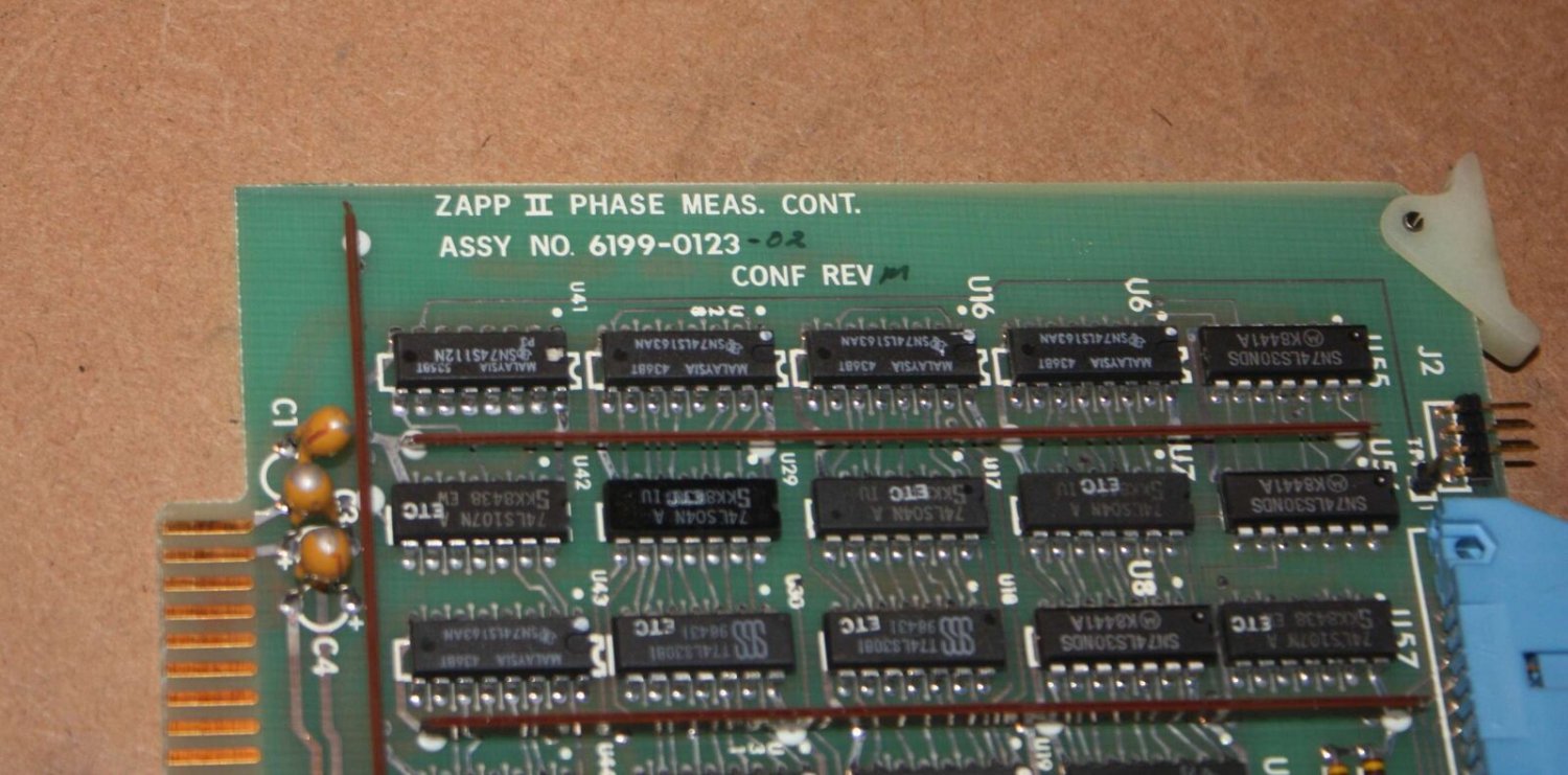 Zygo Zapp II 6199-0123-02 Phase meas. cont. Board card assy for ...