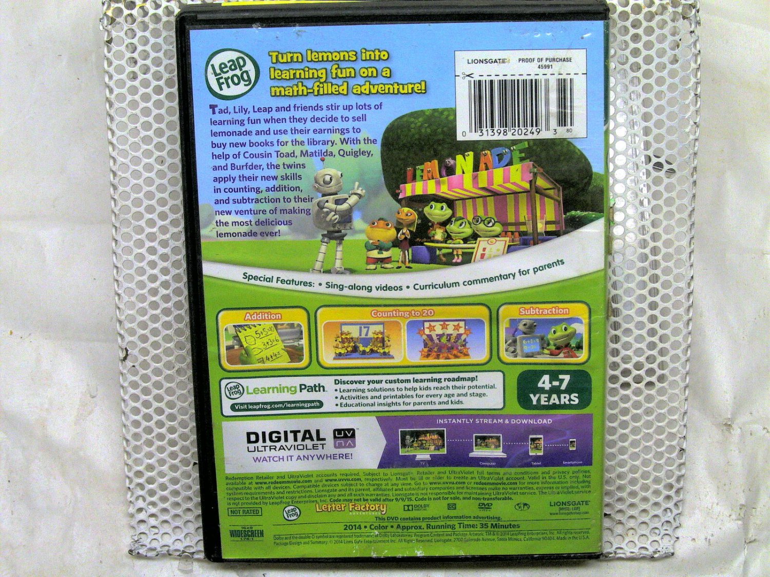 LeapFrog: Letter Factory Adventures - Counting On [DVD] [2014]