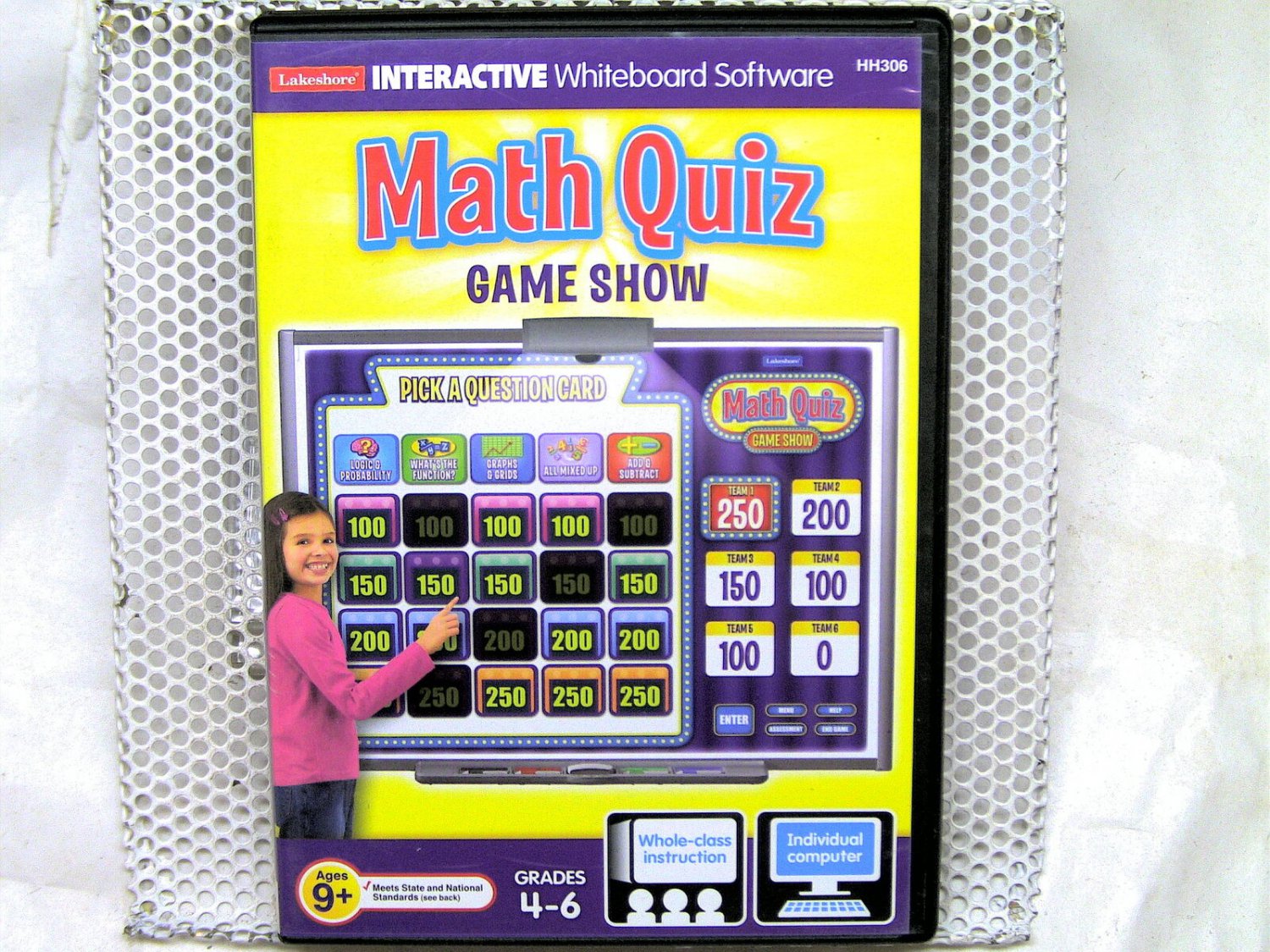Lakeshore Math Quiz Game Show PC MAC Software whiteboard grades 4-6