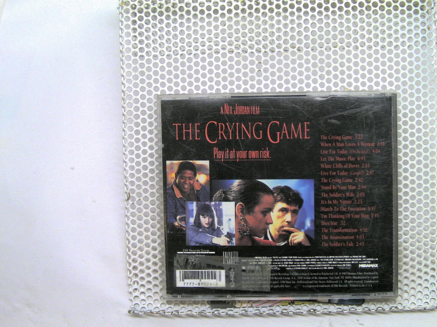 The Crying game OST Original Music Soundtrack cd neil jordan anne dudley