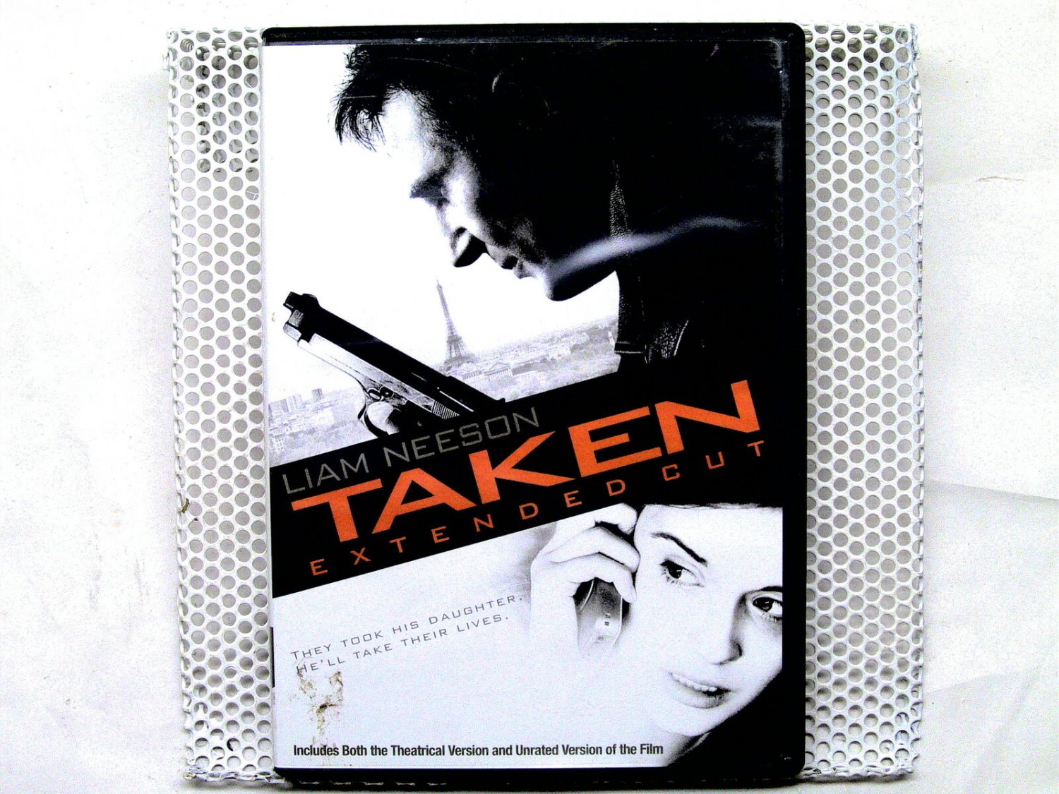 Taken Extended Cut Liam Neeson Theatrical version and unrated version DVD