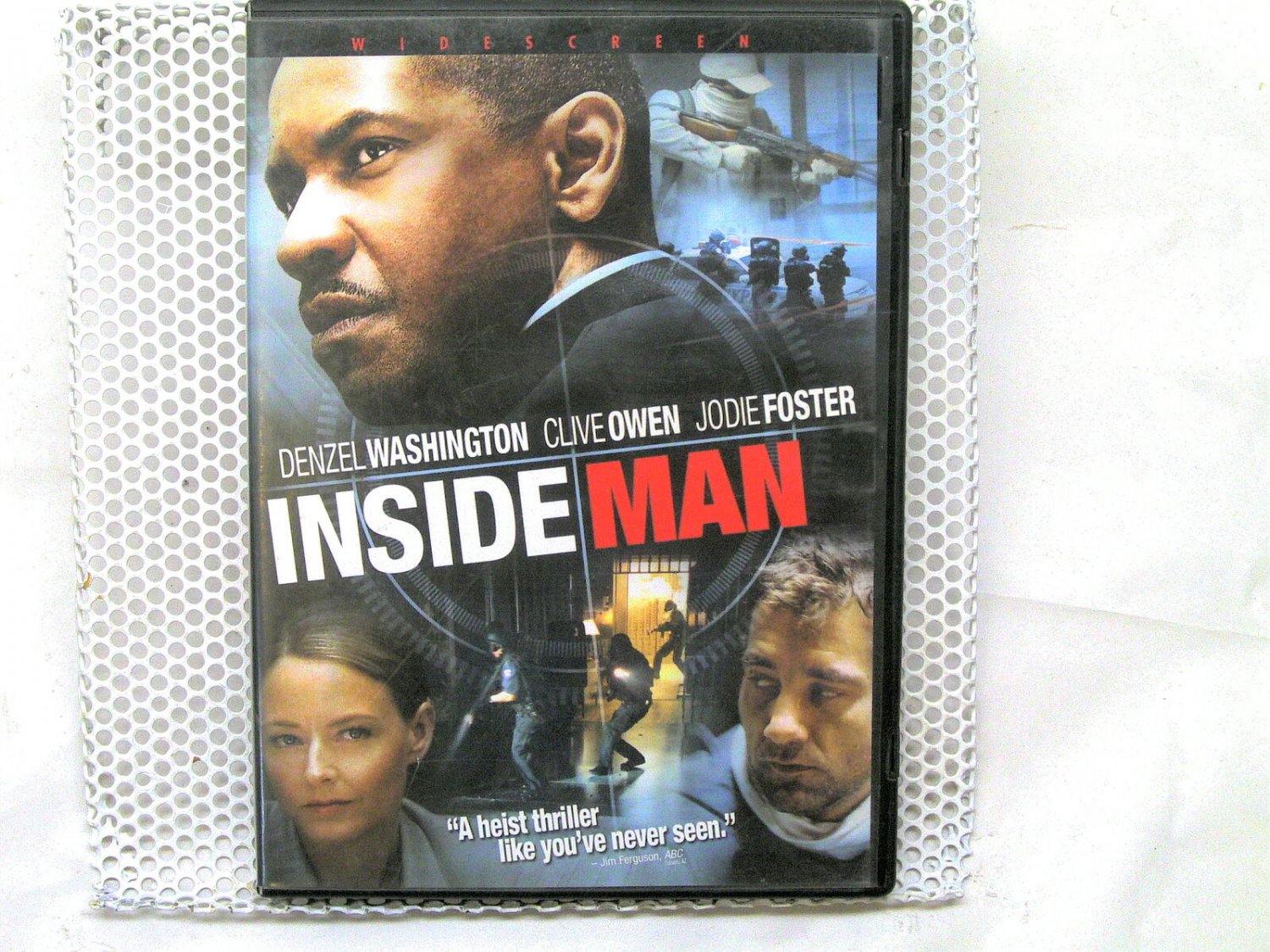 Inside Man Denzel Washington Clive Owen Jodie Foster 2006 DVD