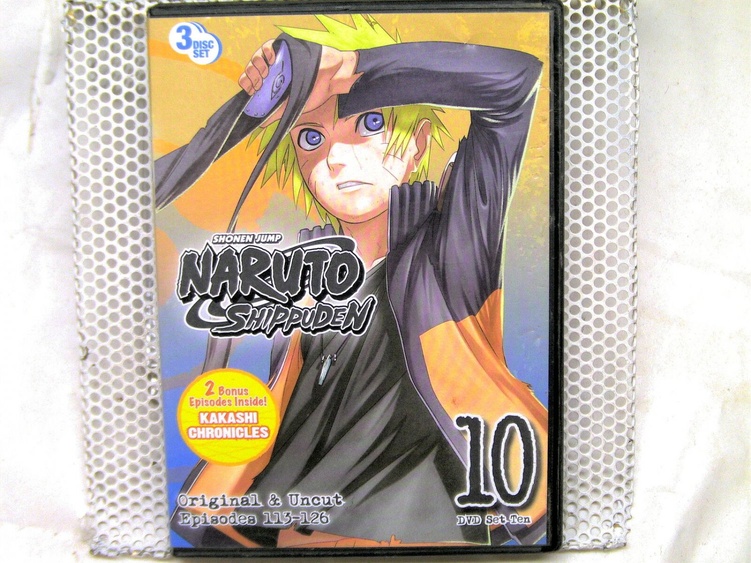 Naruto Shippuden: Set Ten 3-disc [DVD] episodes 113-125 uncut original
