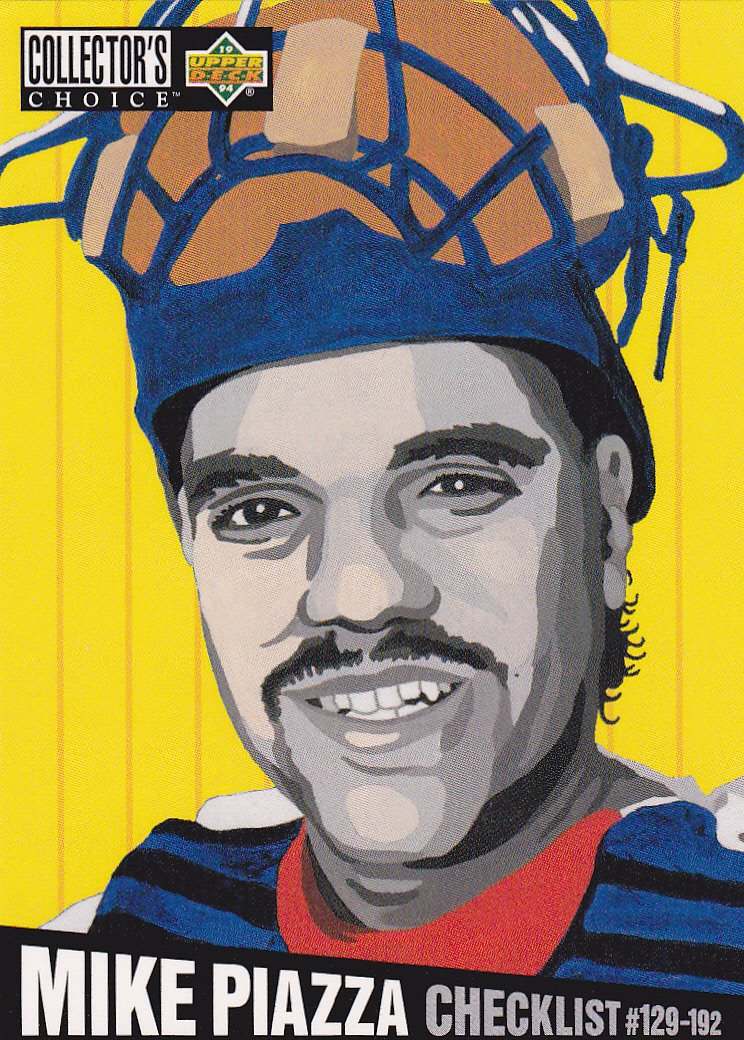 1994 Collectors Choice Checklist Mike Piazza