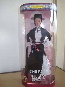 1998 CHILEAN Barbie DOLLS OF THE WORLD Collector Edition NEW in Box #18559