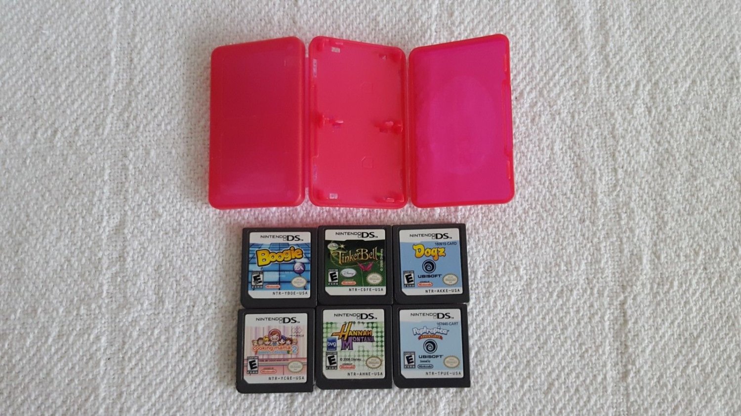 Lot of 6 Nintendo DS Games Cooking Mama Dogz Tinker Bell Poptropica ...