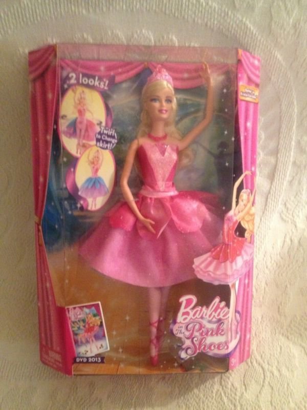 NEW Barbie & The Pink Shoes Ballerina Doll Color Change Skirt Kristyn ...
