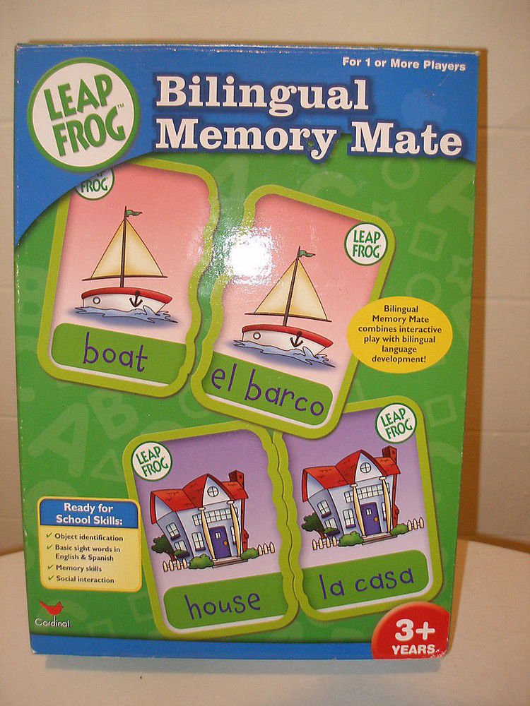 LeapFrog Bilingual Memory Mate Game COMPLETE leap frog