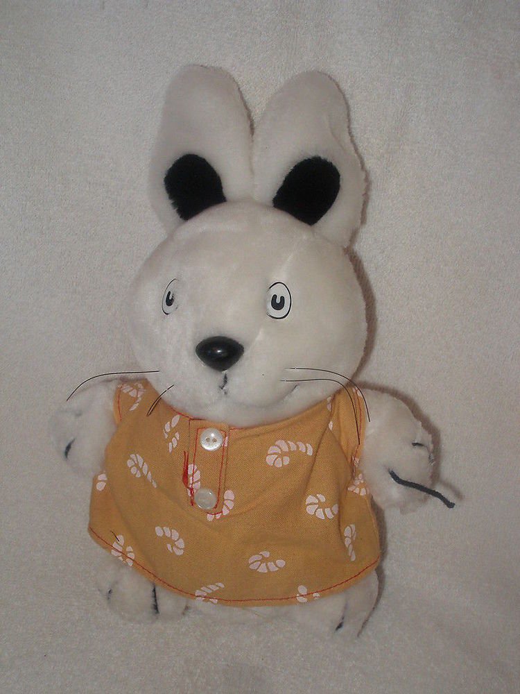 HTF 9” 1986 plush bunny rabbit Max by Rosemary Wells from Max & Ruby ...