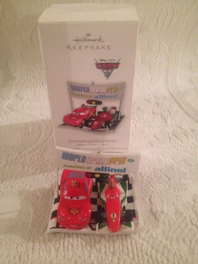 Hallmark Keepsake Disney Pixar CARS 2 International Race Rivals Xmas ... Hallmark Keepsake Disney Pixar CARS 2 International Race Rivals Xmas ...