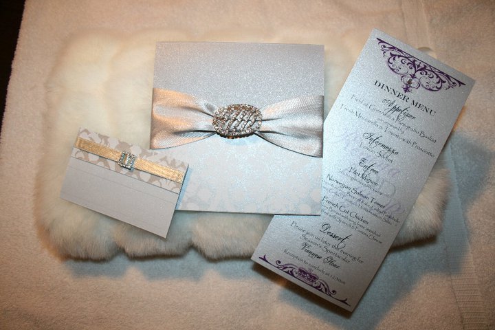 Rhinestone Wedding Invitations