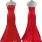 9005 Pillarbox Red Sexy Mermaid Fishtail Evening Dress Ball Gown UK ...