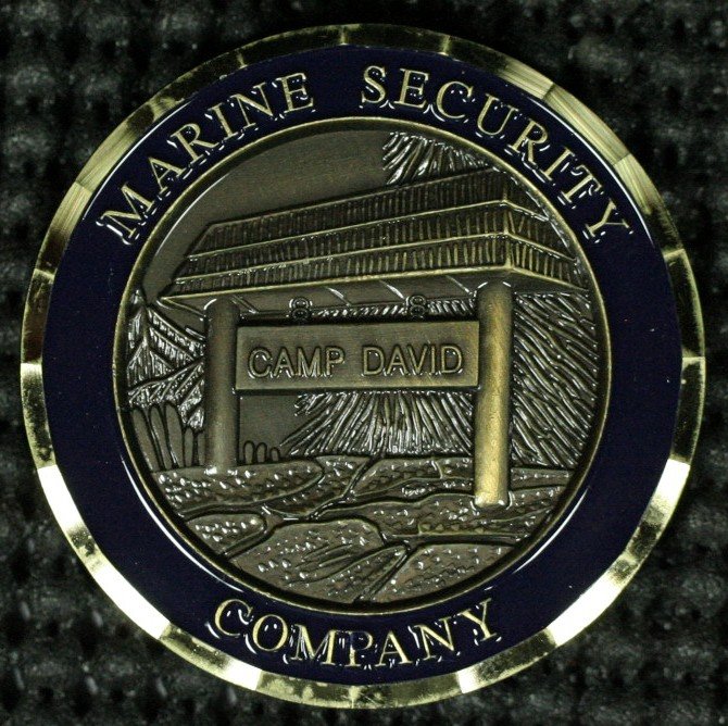 Camp David Marine Security Force Challenge Coin