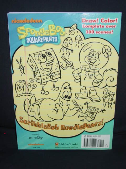 Spongebob Squarepants Draw! Color! Book