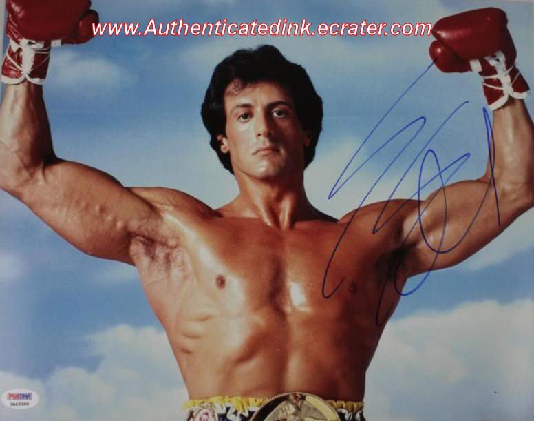 Sylvester Stallone signed 11x14 Photo psa / dna Rocky
