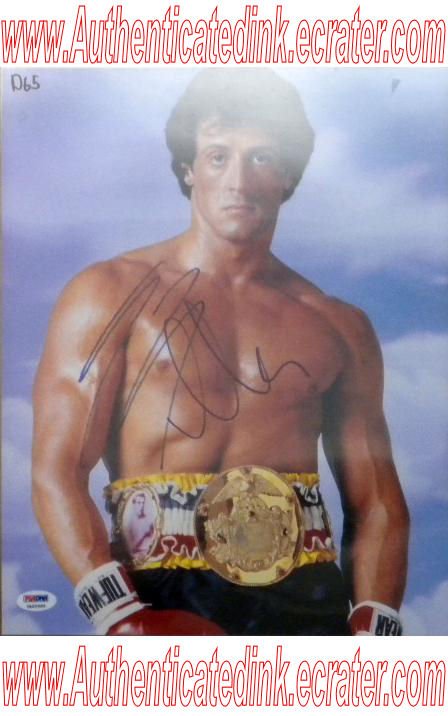 Sylvester Stallone signed 11x14 Photo psa / dna Rocky