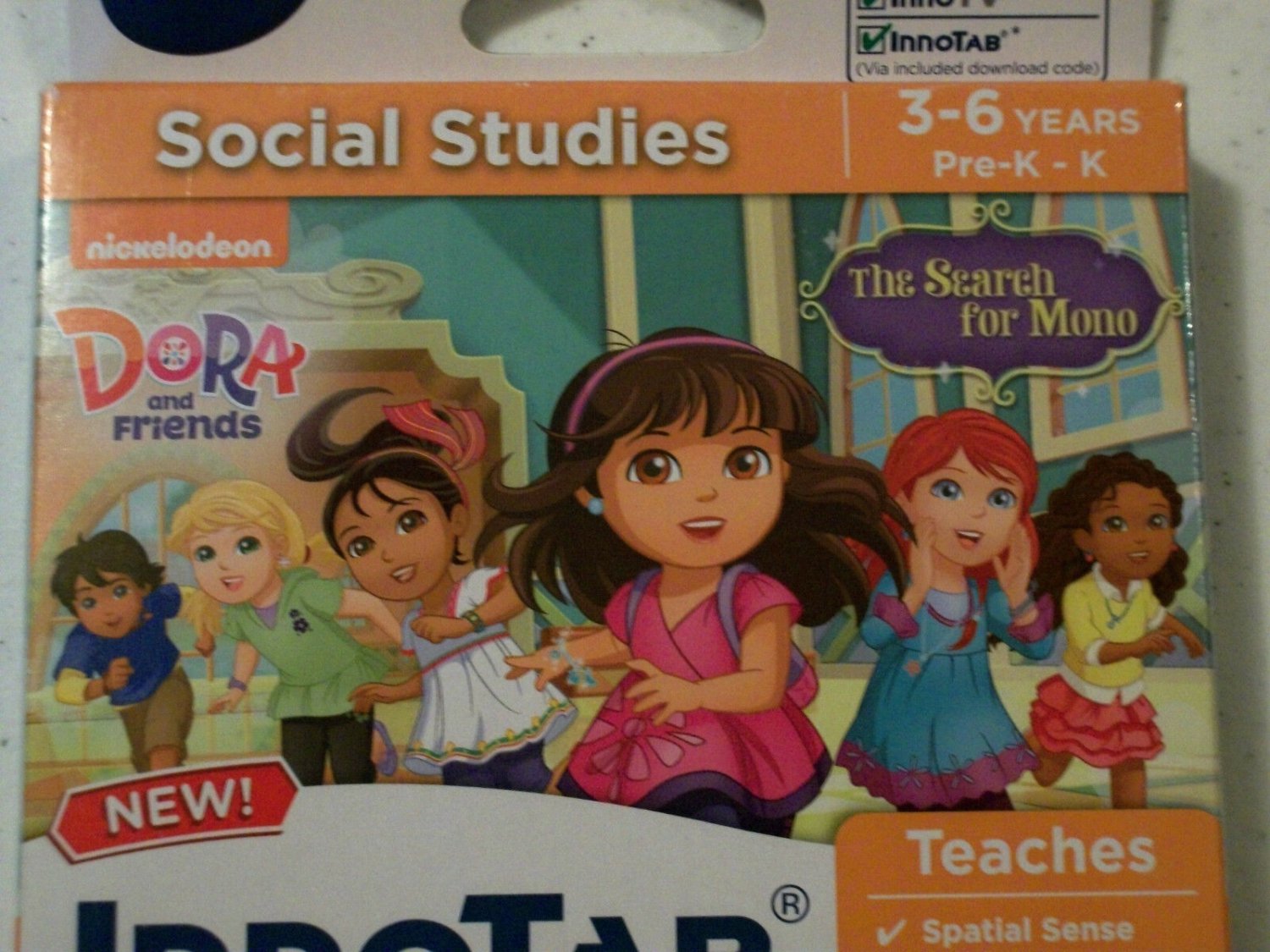 Educational Dora & Friends Social Studies Vtech Innotab Learning Software