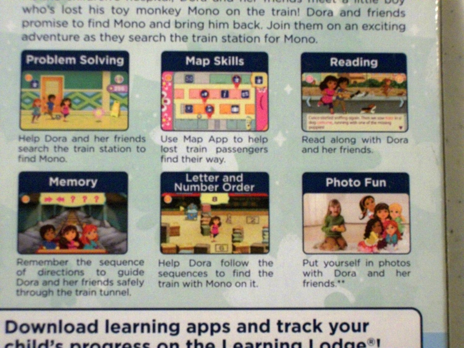 Educational Dora & Friends Social Studies Vtech Innotab Learning Software
