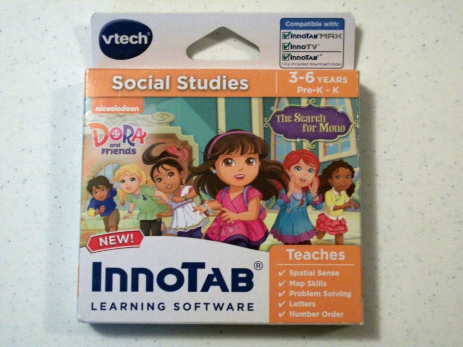 Educational Dora & Friends Social Studies Vtech Innotab Learning Software
