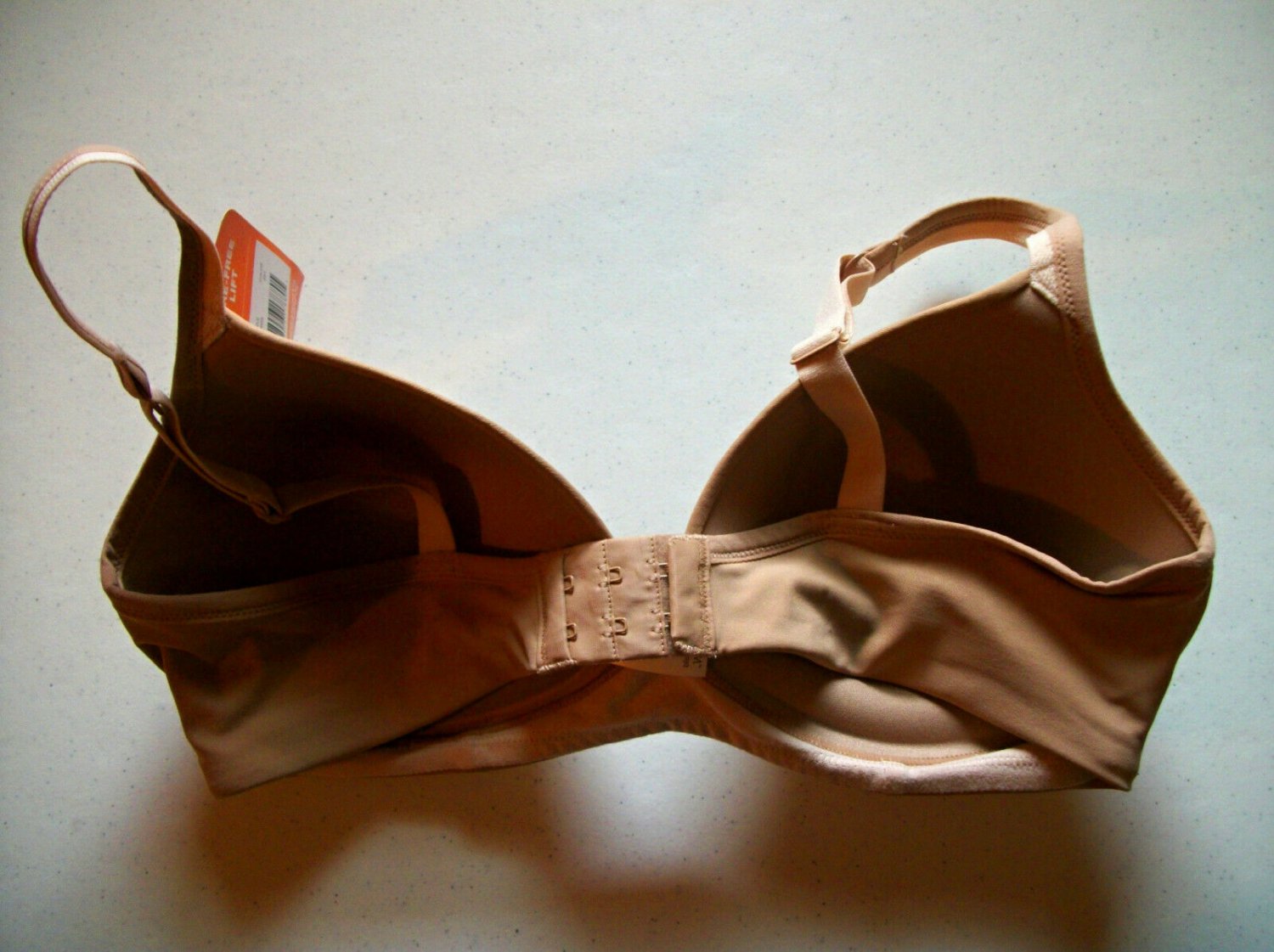 Warners Wire Free Natural Padded Lift Bra 36D Color Nude